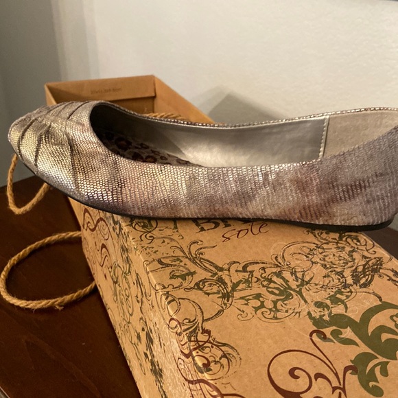 BKE | Shoes | Nwt Pewter Snake Fabric Size 6 | Poshmark